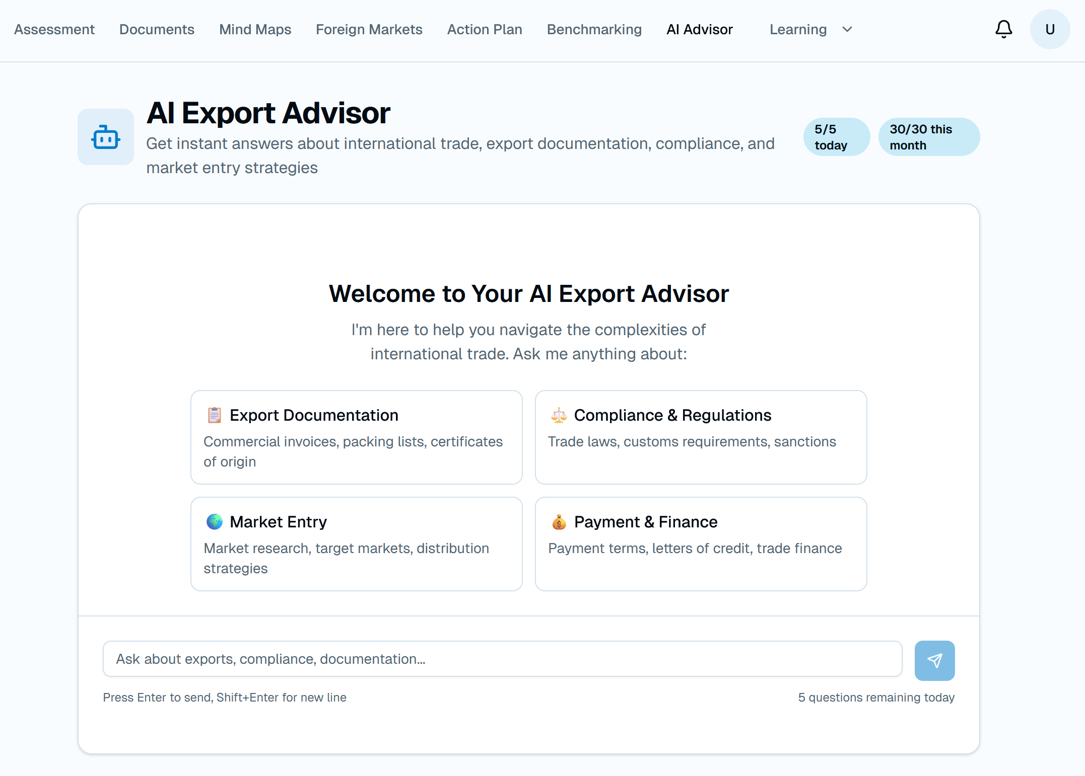 Export Ready - International Trade Coach
